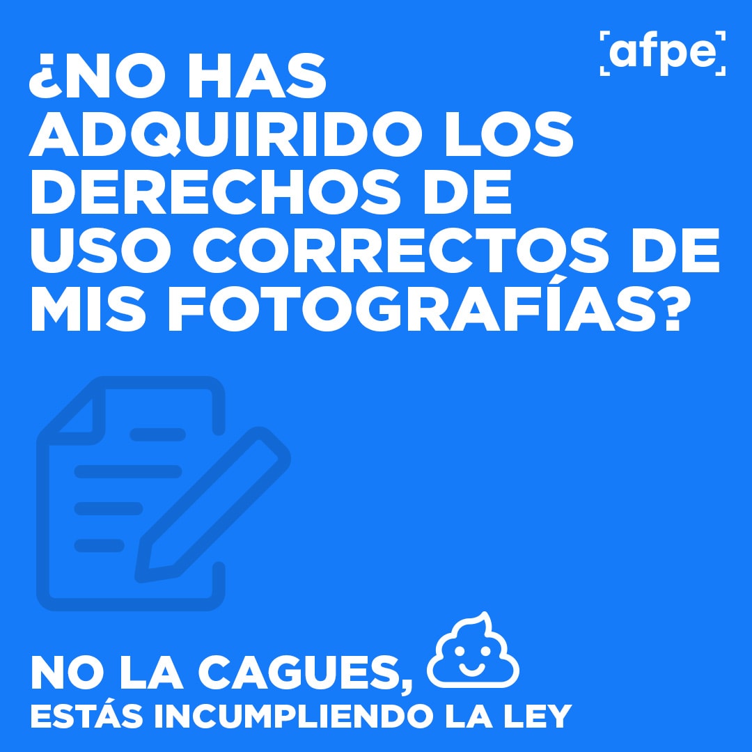 No La Cagues · AFPE · Asociación de Fotógrafos Profesionales de España No La Cagues · AFPE · Asociación de Fotógrafos Profesionales de España